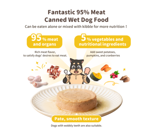 Fantastic 95% Meat Canned Wet Dog Food 80g&165g | DogCatStar